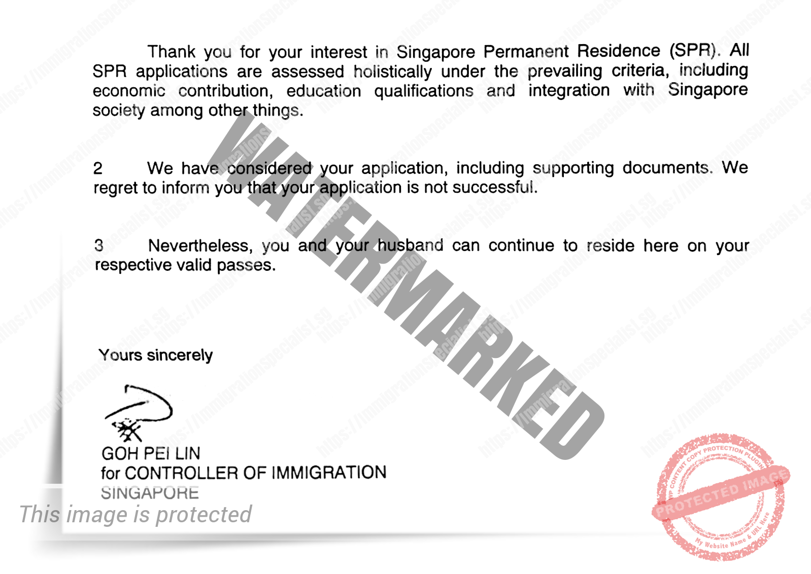 Submit Appeal | Rejected PR Application Cases | ImmigrationSpecialist.sg